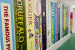 Book spine reading wall display gallery - Blocks Design Services