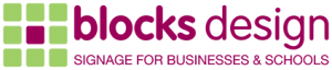 Signage for Businesses and Schools Blocks Design Services
