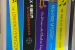 Book spine reading wall display gallery - Blocks Design Services