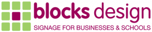 Signage for Businesses and Schools Blocks Design Services