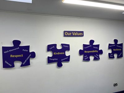 School Values Signs and School Rules signs - Blocks Design Services